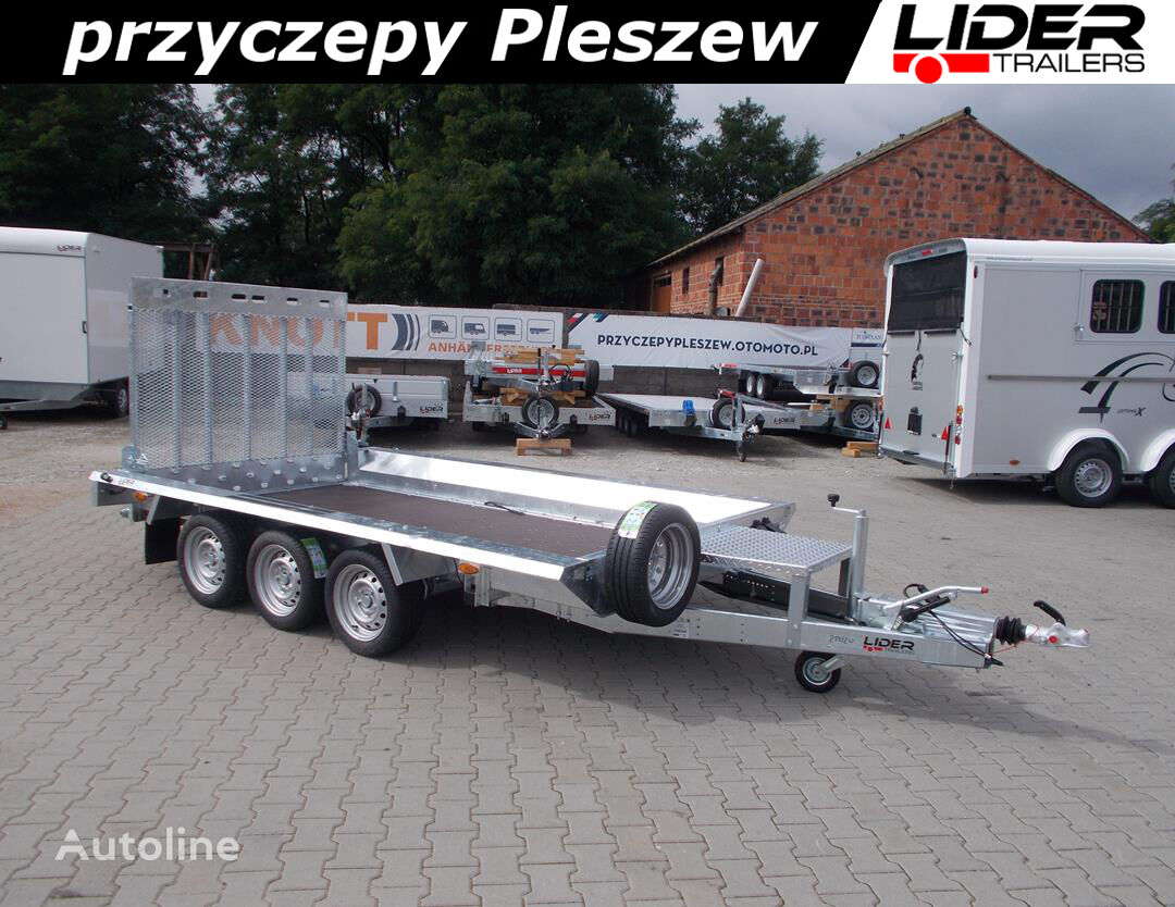 Temared TM-237 przyczepa 348x167cm, Builder 3 3516/3, 3 osiowa, do przew prikolica za građevinske strojeve