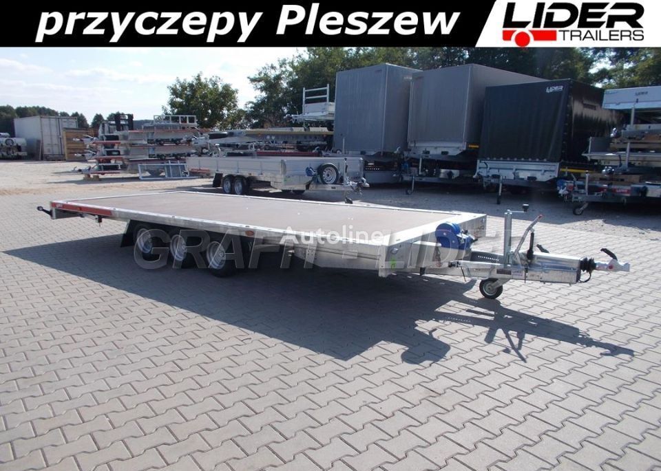 Nova Temared TM-174 przyczepa 511x215x30cm, Carplatform 5121/3S, 3 osiowa, la prikolica sa niskom platformom