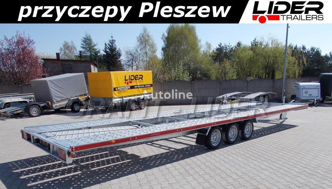 Nova Tema TM-064 przyczepa 800x216cm, Car 8021/3, 3 osiowa, DMC 3500kg prikolica autotransportera