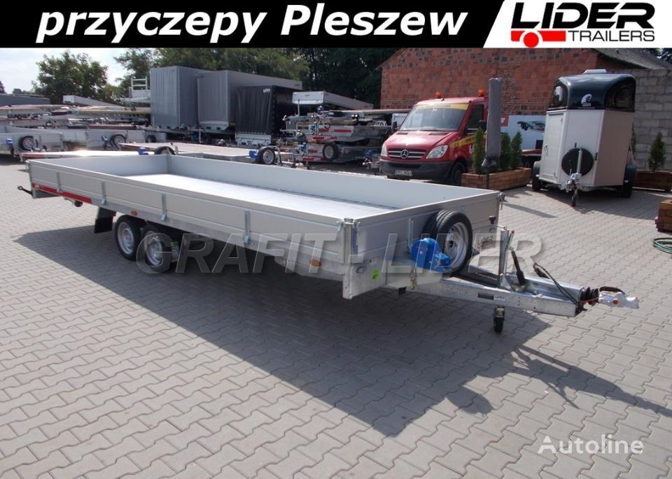 Nova Temared TM-172 przyczepa 588x211x30cm, Carplatform 6021S Alu, laweta, pl prikolica sa niskom platformom