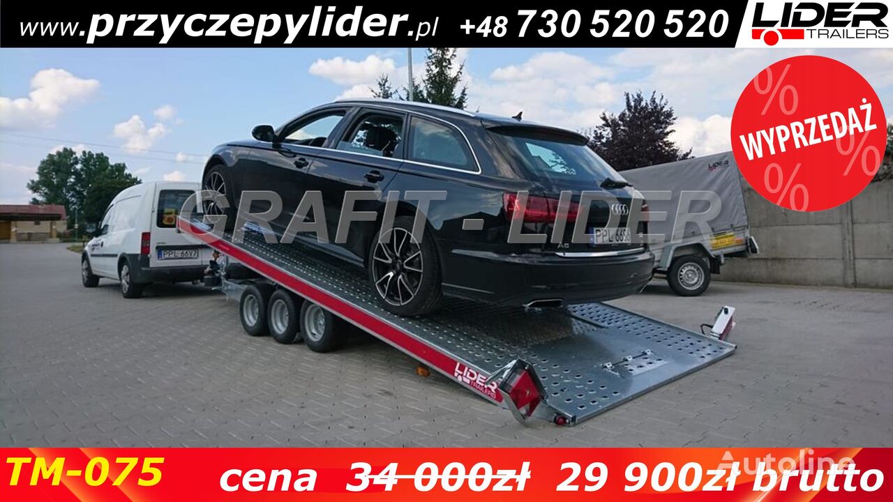 Nova Temared TM-075 CarKeeper 4820/3 ALU, 500x200cm, laweta płaska, u prikolica autotransportera