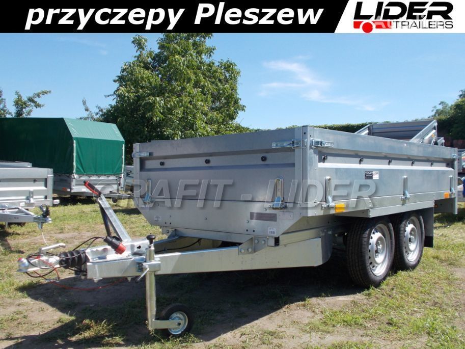 Nova Neptun NP-090 przyczepa 263x145x40cm, N07-263 2 KPS, koła pod skrzynią, auto prikolica