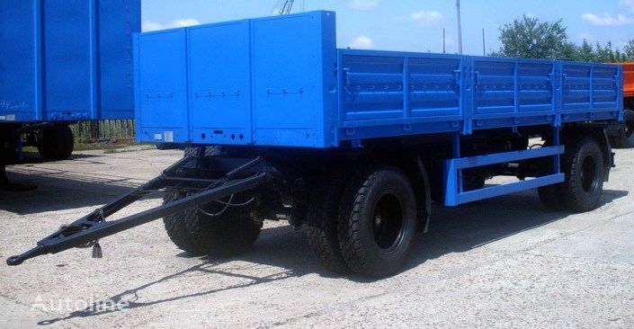 Nova KamAZ SZAP-8357-02 prikolica sa ravnom platformom