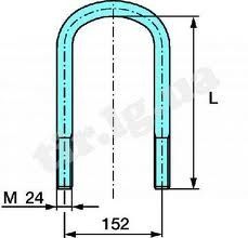 STREMYaNKA M24*300*152 R-90/R45 120 BPW BPW STREMYaNKA M24 300 152 R-90/R45 120 03.138.41.13.4 za BPW prikolice