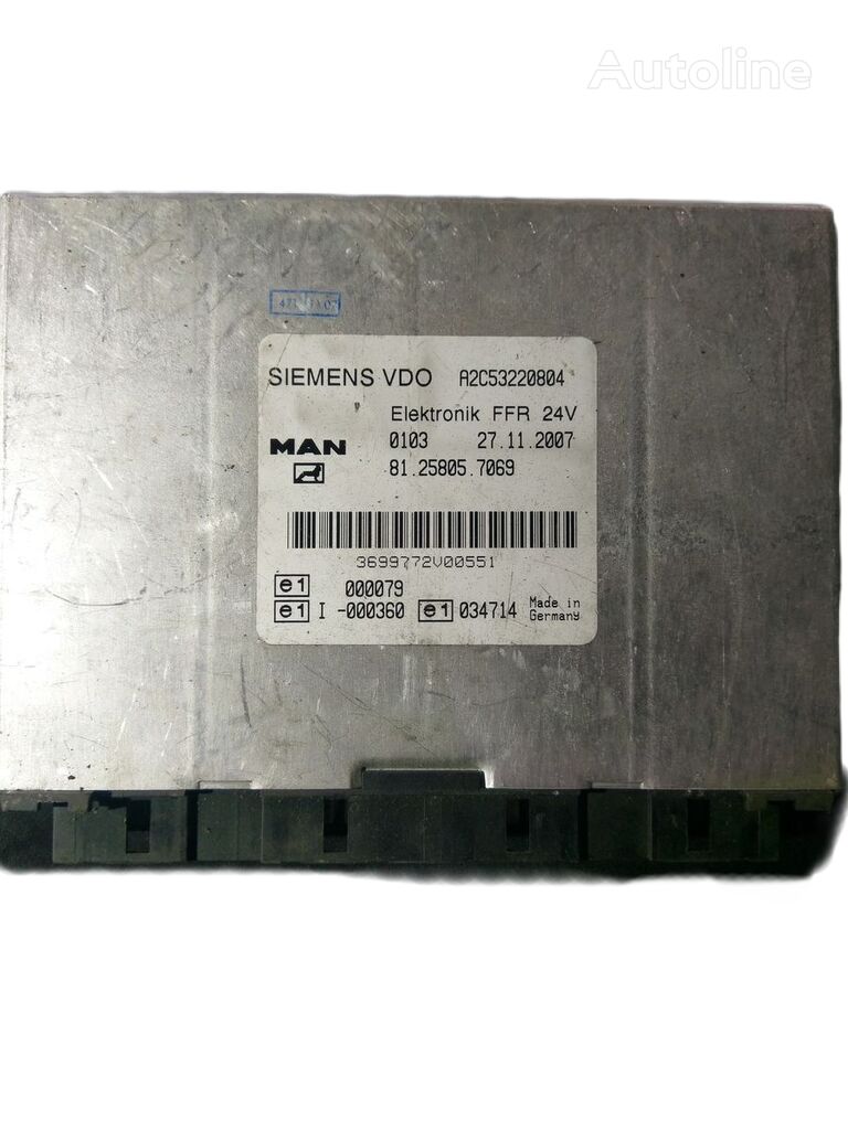 MAN SIEMENS VDO Elektronik FFR 81.25805.7069 A2C53220804 upravljačka jedinica za MAN TG tegljača