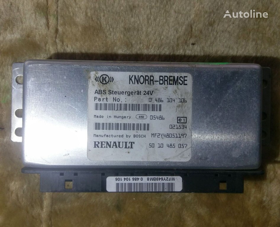 Knorr-Bremse 0486104106 5010485057 upravljačka jedinica za Renault PREMIUM tegljača