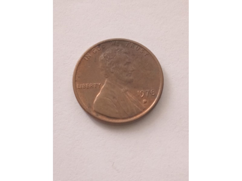 1 Cent 1978.g - D - USA - Amerika - Lincoln -