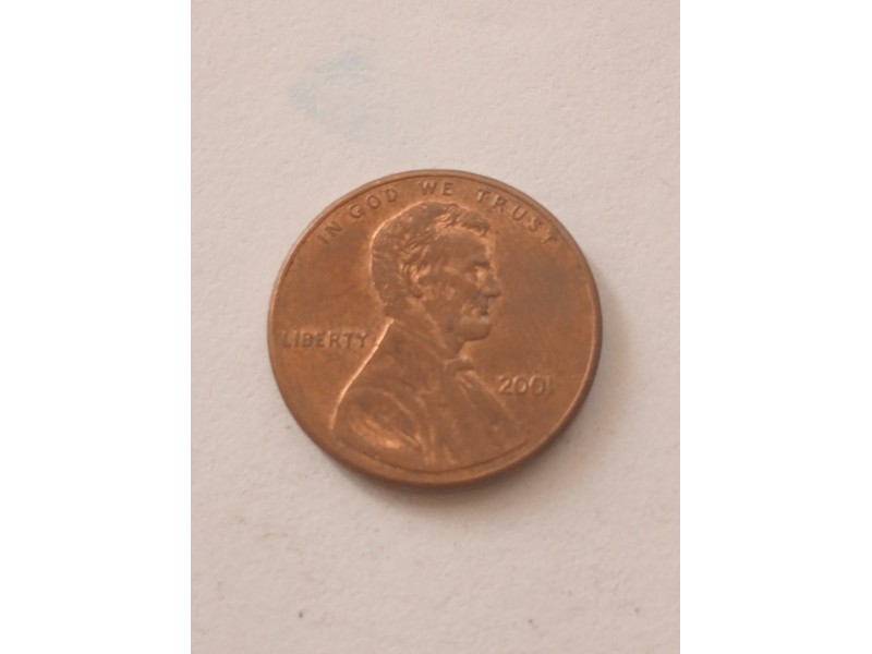 1 Cent 2001.g - USA - Amerika - Lincoln -