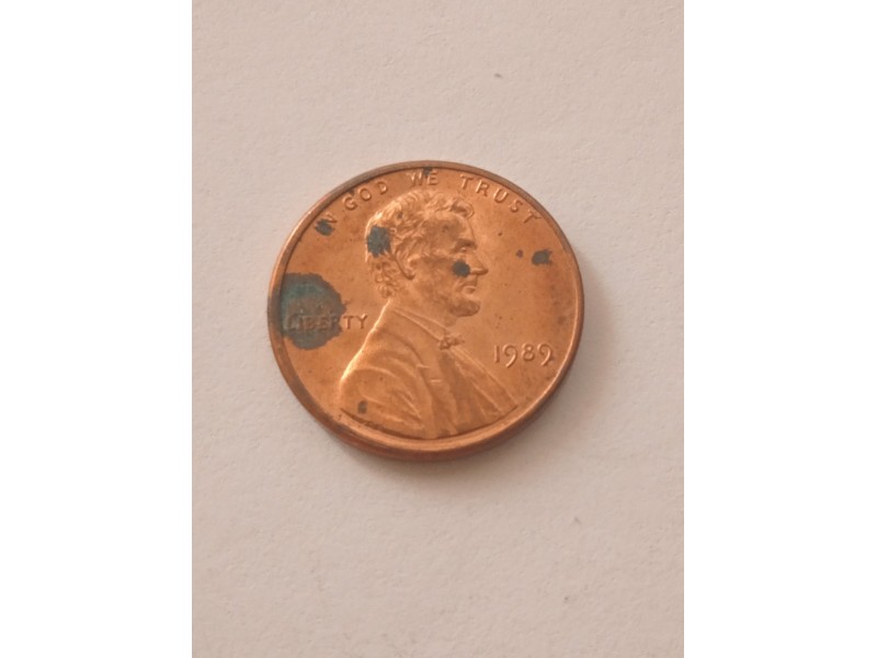 1 Cent 1989.g - USA - Amerika - Lincoln -