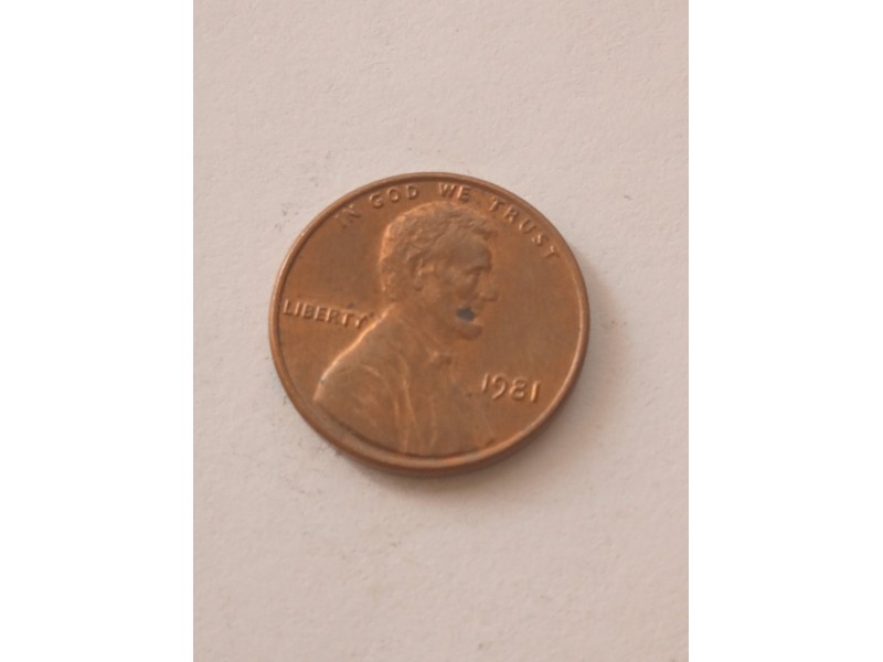 1 Cent 1981.g - USA - Amerika - Lincoln -