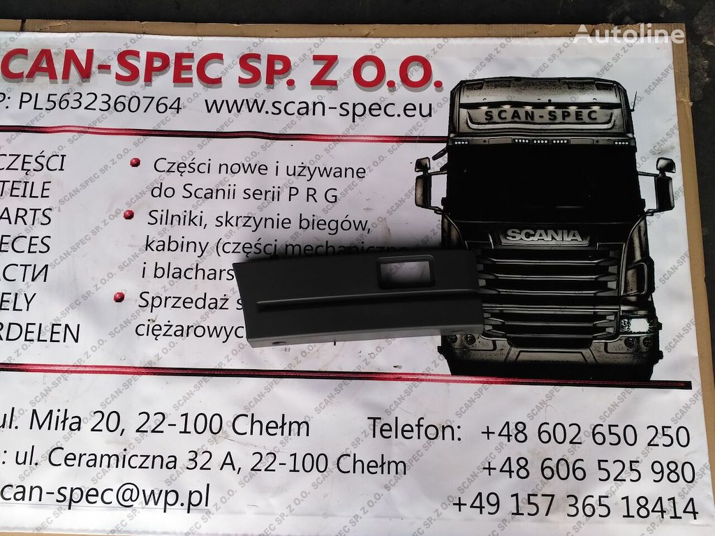 Scania pokrywa 1779118, 1501342 bočna stepenica za Scania P R G T tegljača