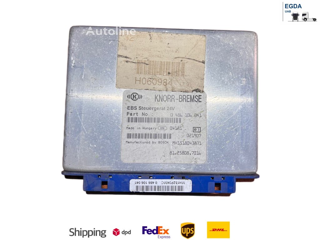 Knorr-Bremse 0486106041 upravljačka jedinica za MAN TG tegljača