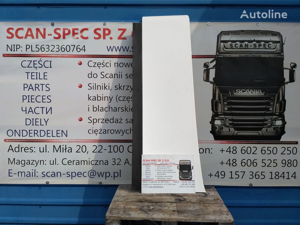 Scania Owiewka boczna 1534228 spojler za Scania P R G T tegljača