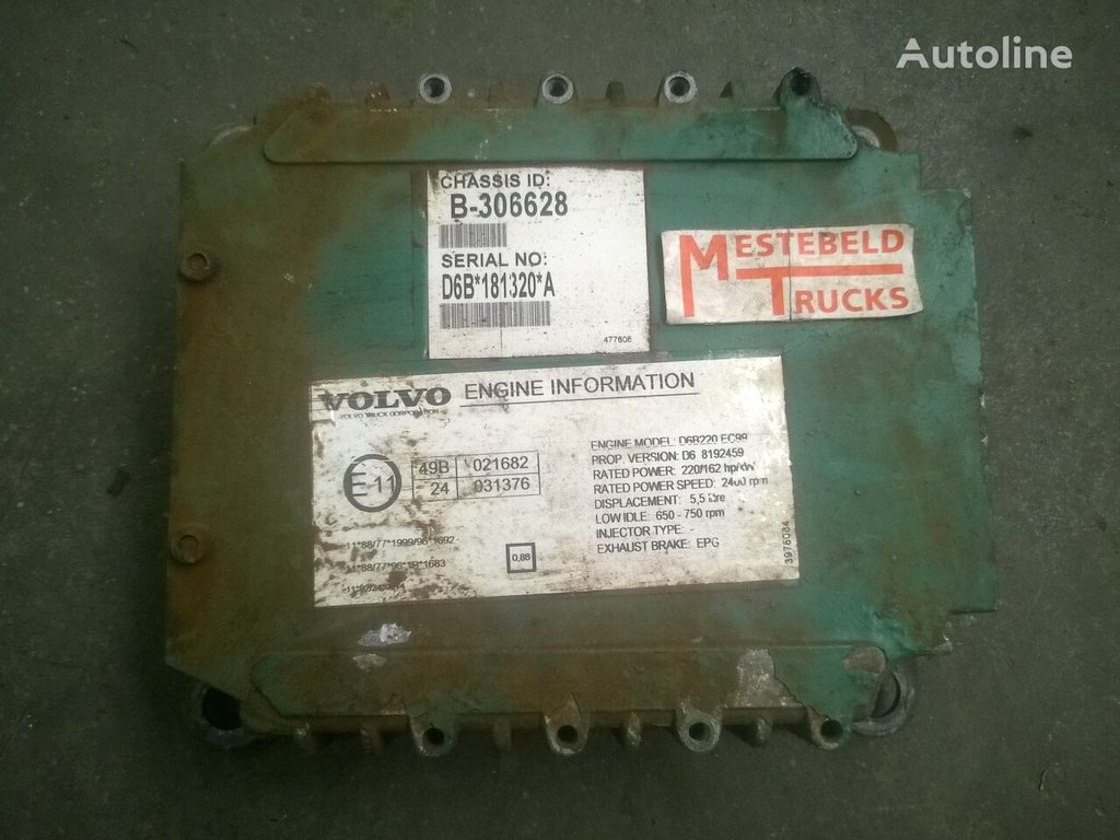 Volvo ECU Unit D6B upravljačka jedinica za Volvo ECU Unit D6B tegljača