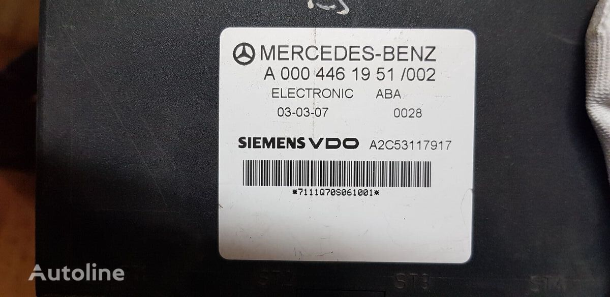 Mercedes-Benz Actros, MP2, MP3, EURO3, EURO4 EURO5, ABA electronic unit, EDC, Mercedes upravljačka jedinica za Mercedes-Benz Actros MP2, MP3 kamiona