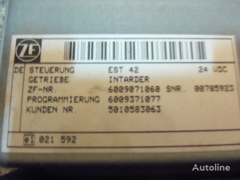 Renault DXI Intarder Control unit, EDC, ECU 5010583063, 0260001028, 5010 upravljačka jedinica za Renault MAGNUM DXI tegljača