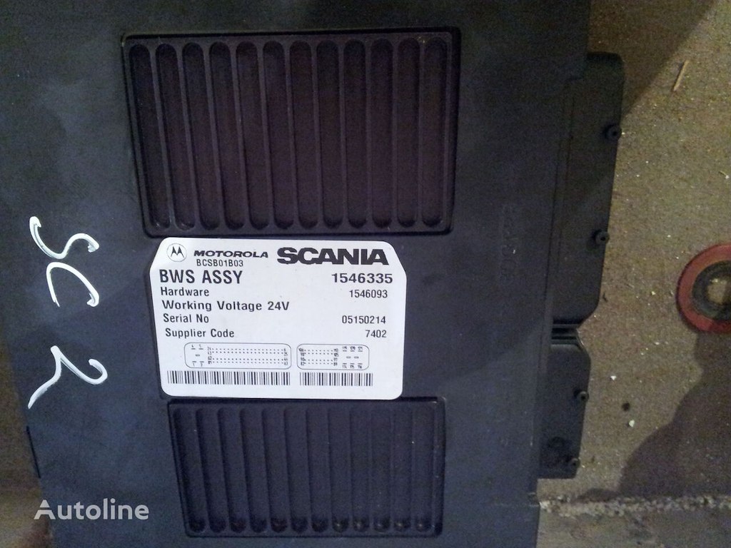 Scania T, P, G, R, L series EURO3, EURO 4, BWS ASSY control unit, 15463 upravljačka jedinica za Scania R, BWS ASSY tegljača