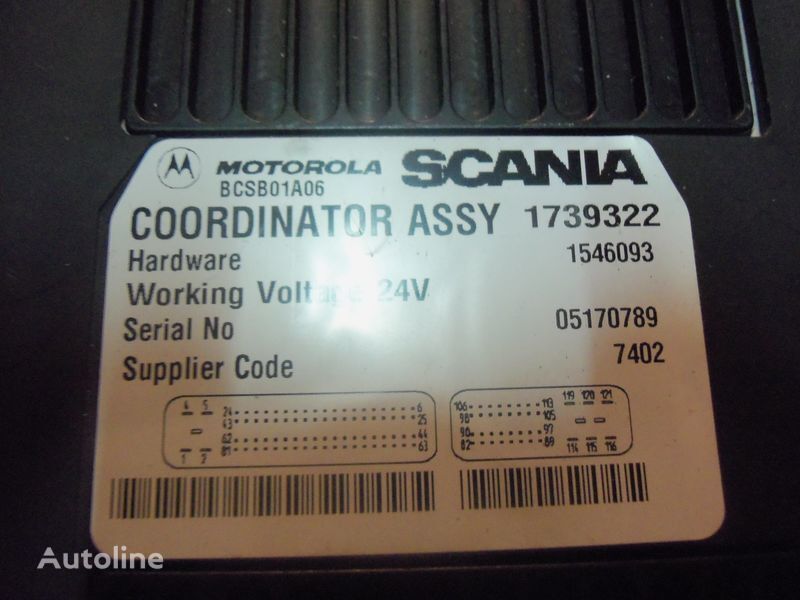 Scania T, P, G, R series COO unit, COO 6, Coordinator ASSY, 1729188, 15 upravljačka jedinica za Scania R Series tegljača