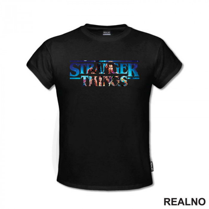 Blue Logo - Stranger Things - Majica