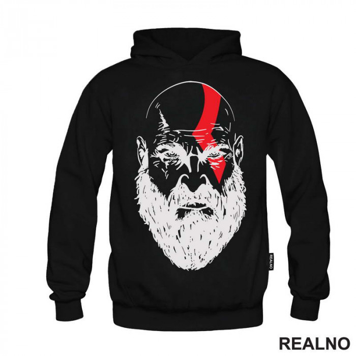 OUTLINE - FACE - KRATOS - GOD OF WAR - DUKS