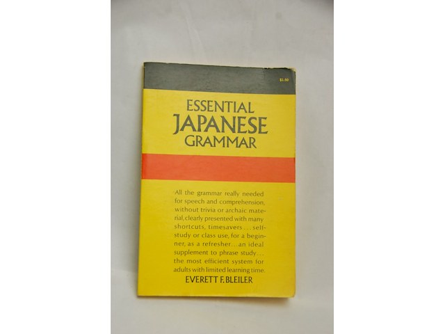 Essential Japanese Grammar - Everett F. Bleiler