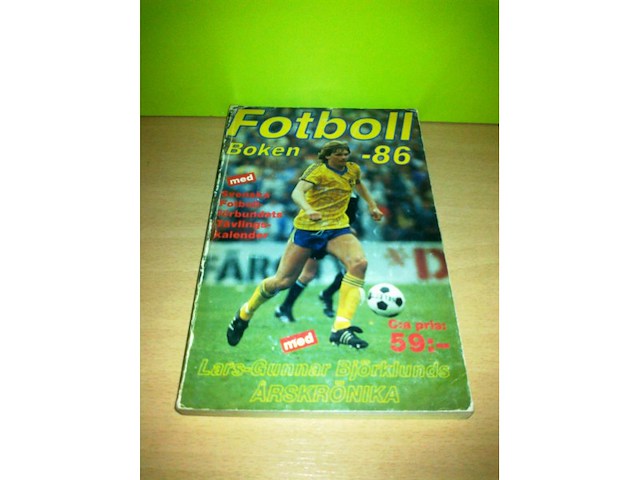 Fotboll Boken 86.Svenska Fotbollforbundets