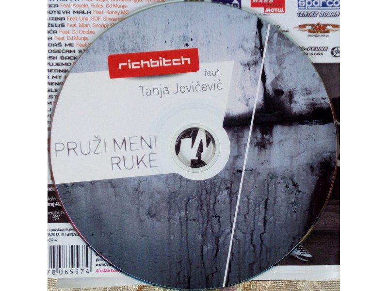 cd Richbitch feat.Tanja Jovićević..Pruži meni ruke