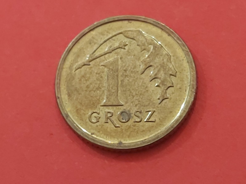 Poljska - 1 grosz 2014 god