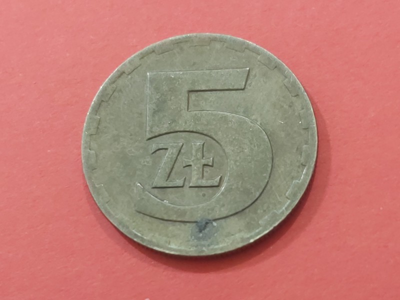 Poljska - 5 zlotych 1975 god