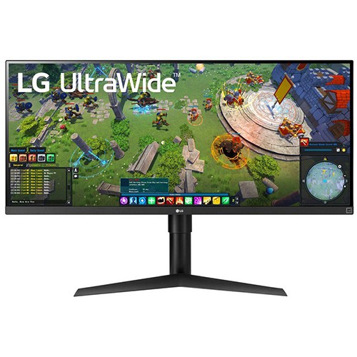 LG 34″ IPS UltraWide FHD 2560x1080@75Hz, 21:9, 1000:1, 1ms, 400 cd/m², 178°/178°, 1 HDMI, 1 DisplayPort, 1 USB-C, AMD Radeon FreeSync, HDR, Tilt, Height, VESA 100, Black | 34WP65G-B