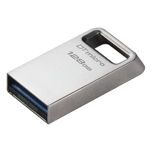 Kingston 128GB DataTraveler Micro Metal flash memorija | DTMC3G2/128GB