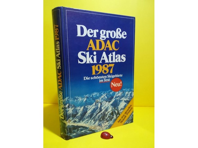SKI ATLAS DER GROSE ADAC 1987 LUX KAPITALNO!!!