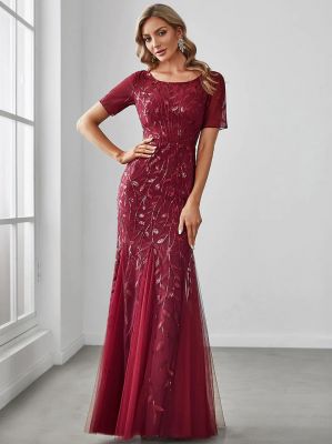 Elegantna haljina sa kratkim rukavima 7707bd-s