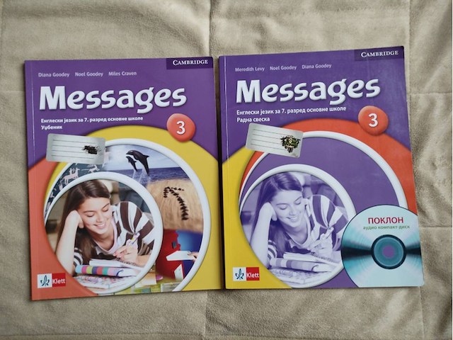 Messages 3,Engleski jezik za 7. razred udžbenik+radna s
