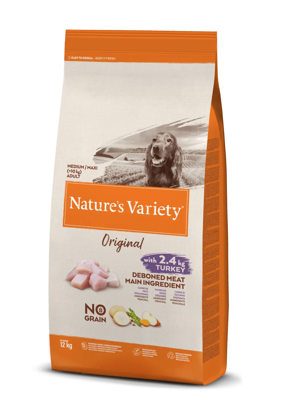 Nature’s Variety Original GF Dog Adult M/L Ćuretina 12kg