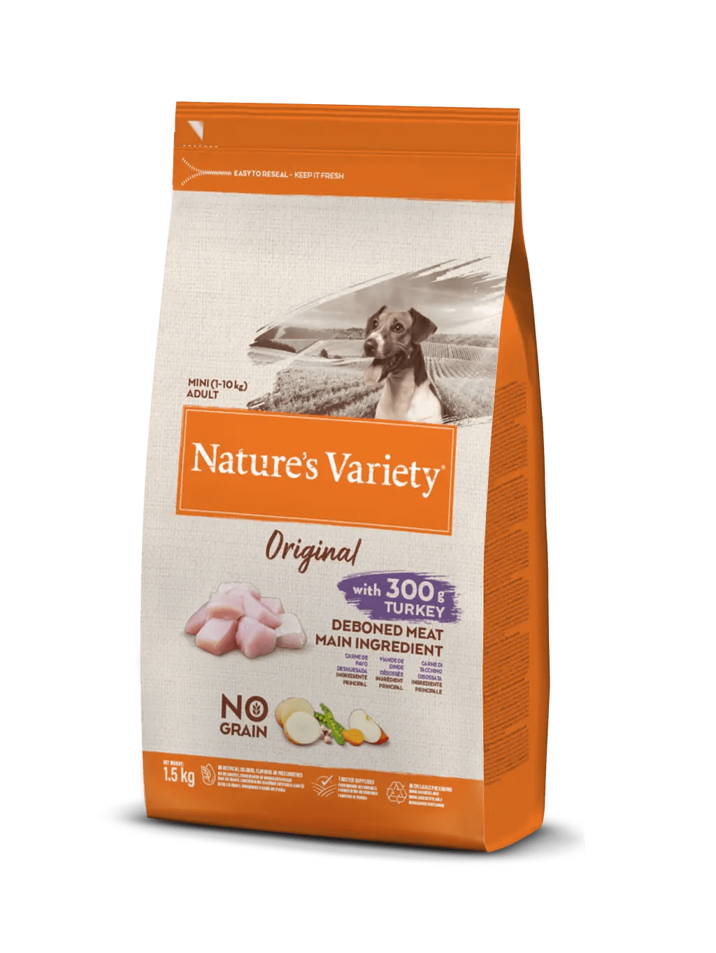 Nature’s Variety Original GF Dog Adult Mini Ćuretina 1.5KG