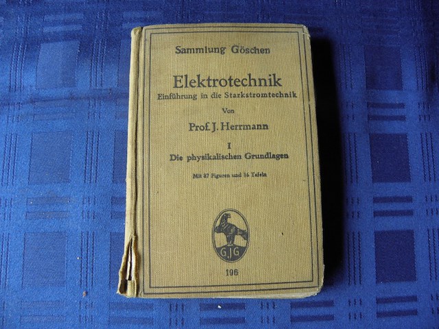 J. Herrmann: Elektotechnik, 1925.god