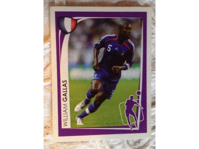 UEFA Euro 2008 Panini/McDonald sličica William Gallas