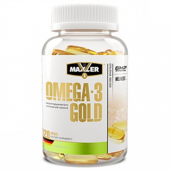 MAXLER Omega-3 Gold 120 gelkapsula
