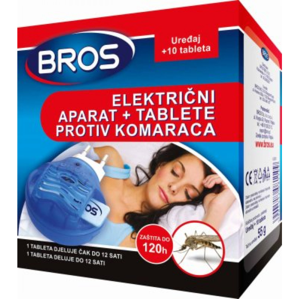 BROS Aparat protiv komaraca +10 tableta