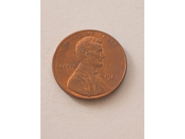 1 Cent 1987.g - USA - Amerika - Lincoln -