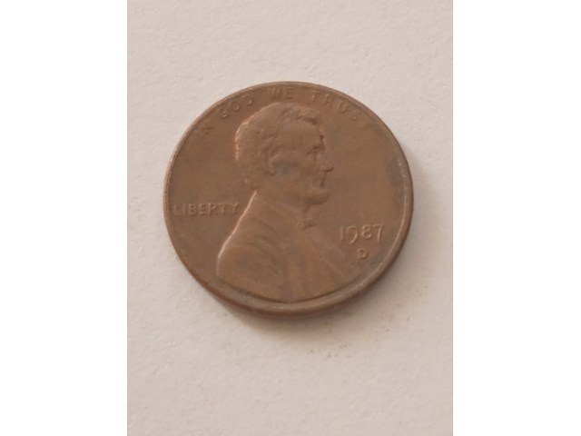 1 Cent 1987.g - D - USA - Amerika - Lincoln -