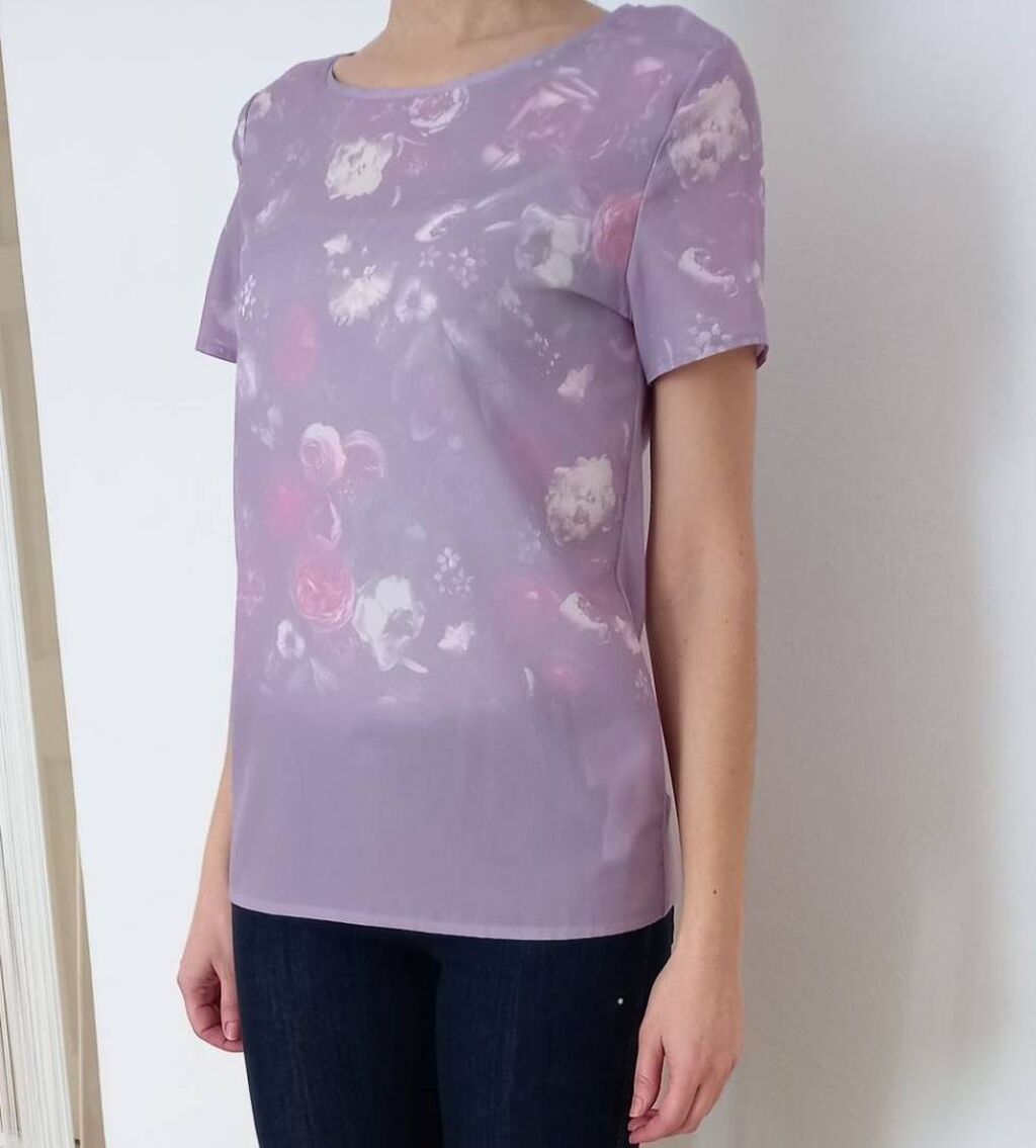 Nova ESPRIT bluza/majica S-M Boja: lila - svetlo ljubičasta sa