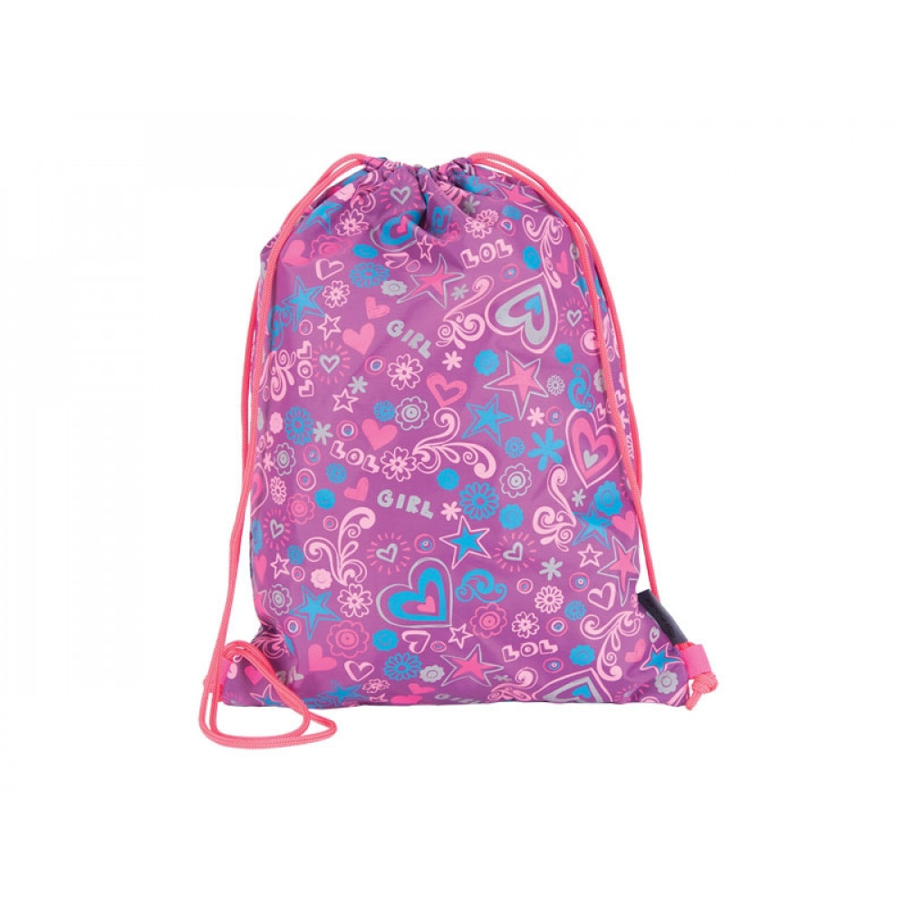 PULSE torba za fizičko 2U1 Kids Violet Blossom 120641