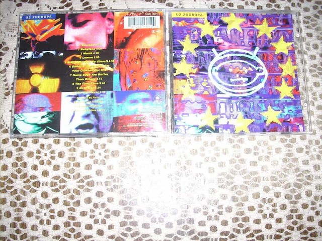 U2 ‎– Zooropa CD Island Europe 1993.