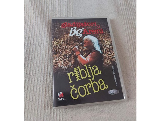 Riblja čorba, gladijatori u Bg areni, koncert 2007, Dvd