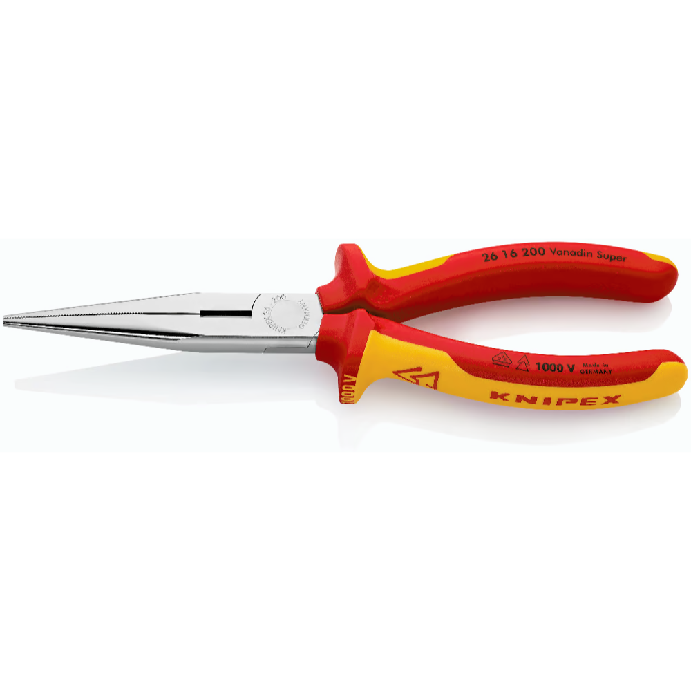 Knipex – Klešta špic prava 1000v 200m – 26 16 200