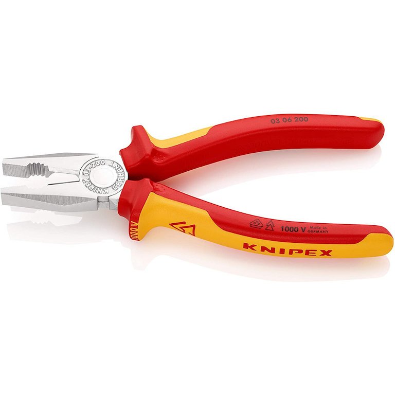 Knipex – Klešta kombinovana 1000v VDE 180mm – 03 06 180