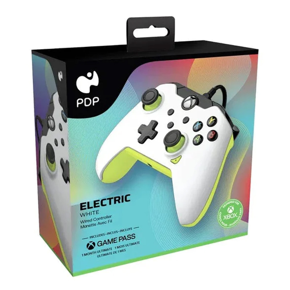 XBOX/PC Wired Controller White Electric Yellow