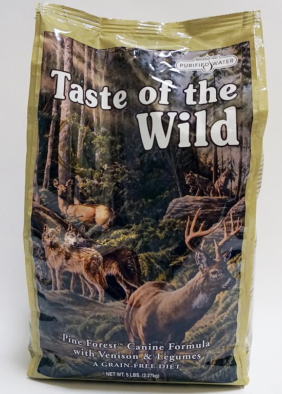 Taste of the Wild Pine Forest - Hrana za štence i odrasle pse divljač i leblebije